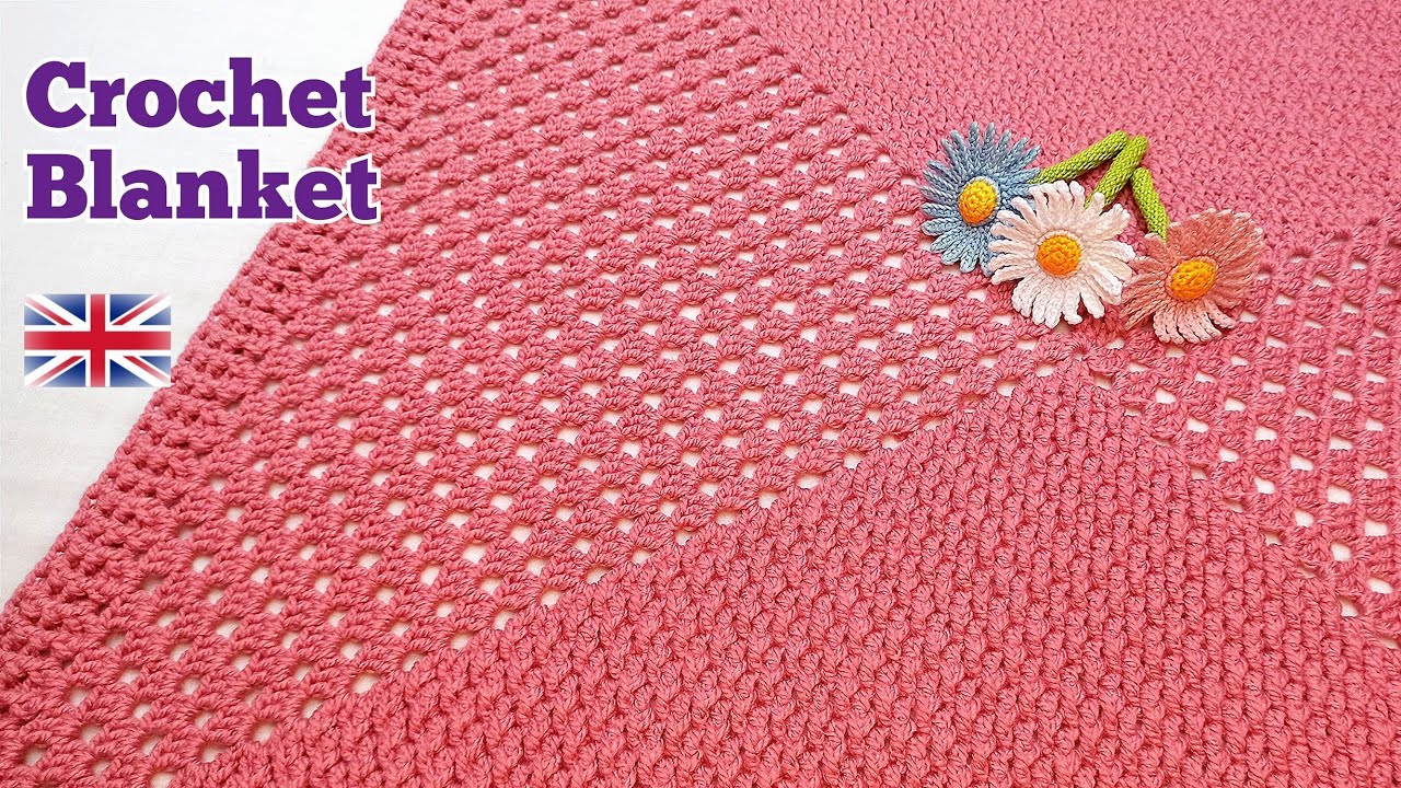 Crochet blanket with two patterns - simple and easy - YouTube