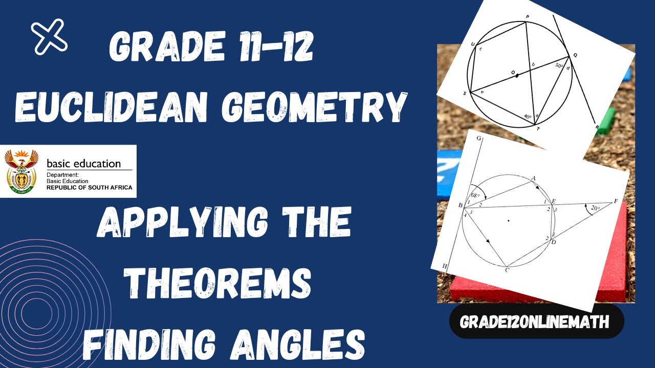 Euclidean Geometry | Applying the Theorems (Finding Angles) - YouTube