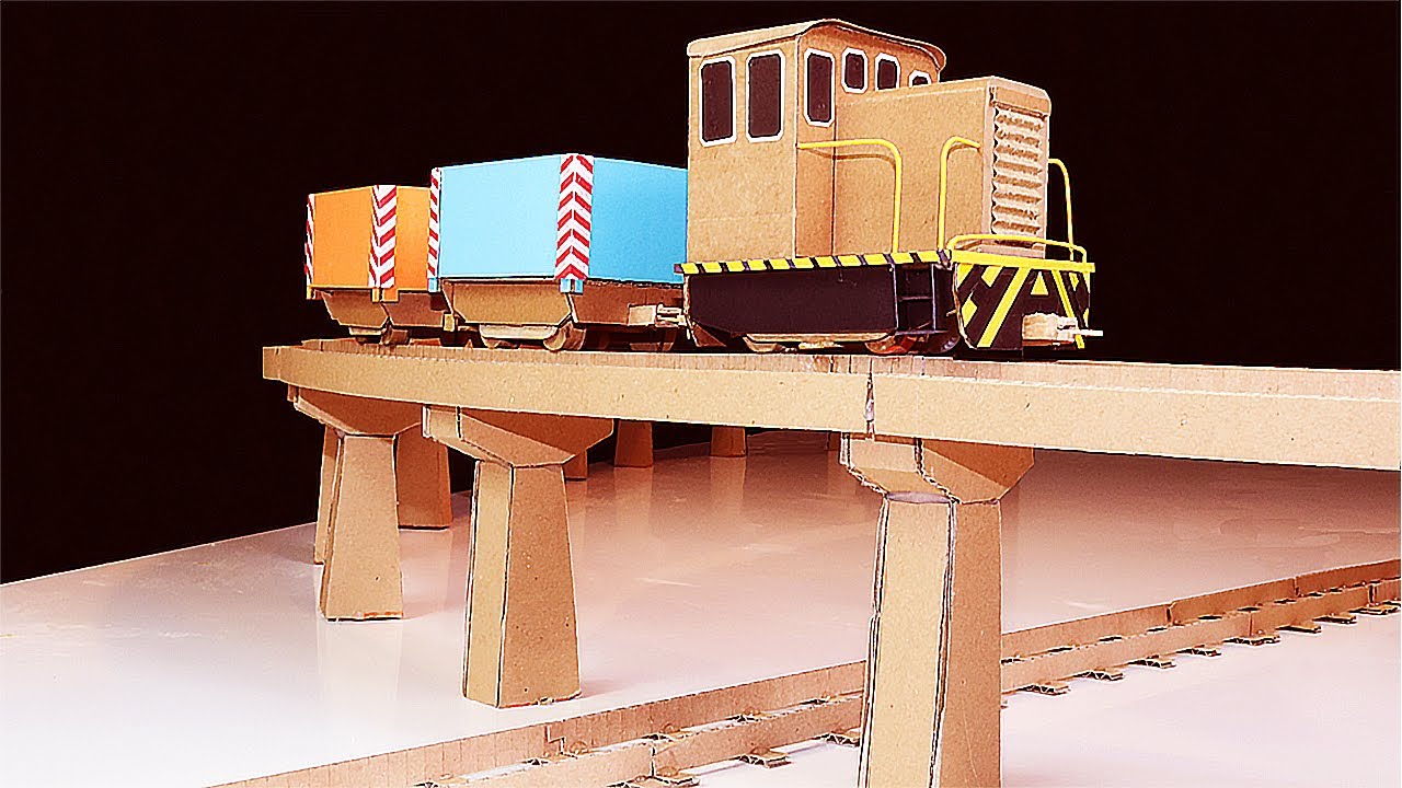 DIY Incredible Railway with Cardboard Bridge | Cardboard Tehachapi Loop ...
