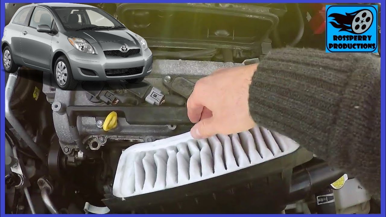 How to Replace a Toyota Yaris Air Filter / Cleaner 2005–2013 - YouTube