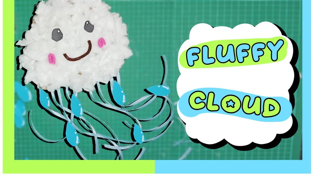 Fluffy Cloud | DIY Craft | Easy Art | Ide Kreatif Dari Kapas Dan Barang ...