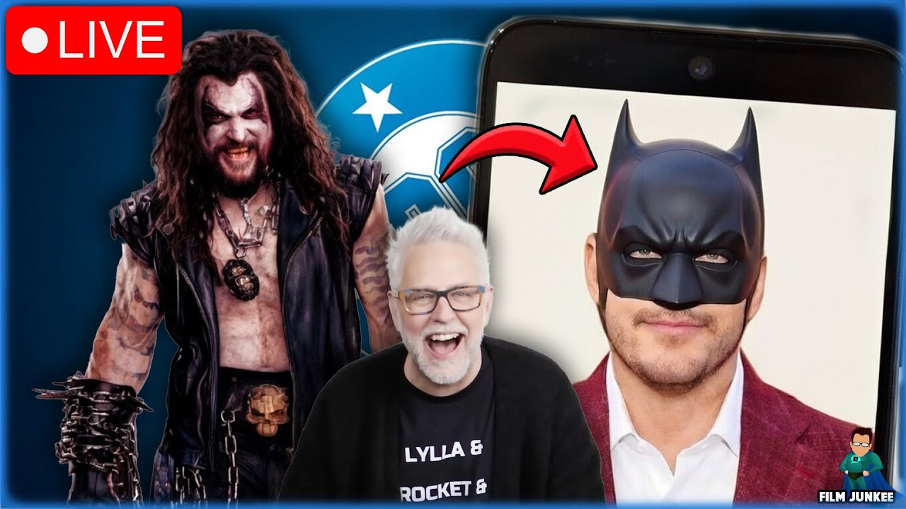 Lobo REACTIONS & Chris Pratt TRIES FOR BATMAN! - Film Junkee Live - YouTube