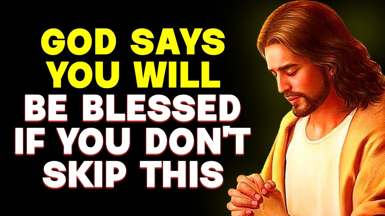 God Jesus Message Today | God Says You Will Be Blessed | God Message ...
