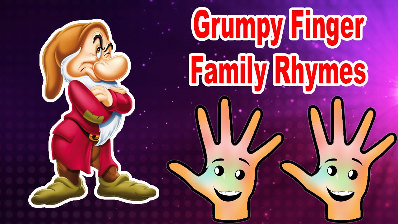 Grumpy | Disney Finger Family Songs | Top Finger Family Nursery Cartoon ...