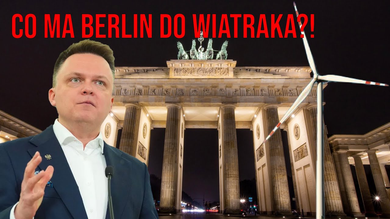 Co ma Berlin do wiatraka ! Nerwowo na konferecji Hołowni Przepychanka ...