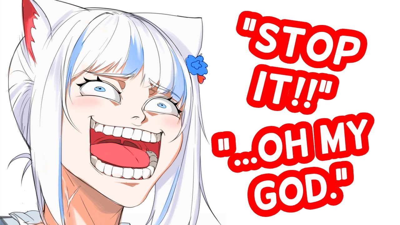 Gura Reacts To The 'Gawr Gura Foot Compilation' and Almost Dies From ...