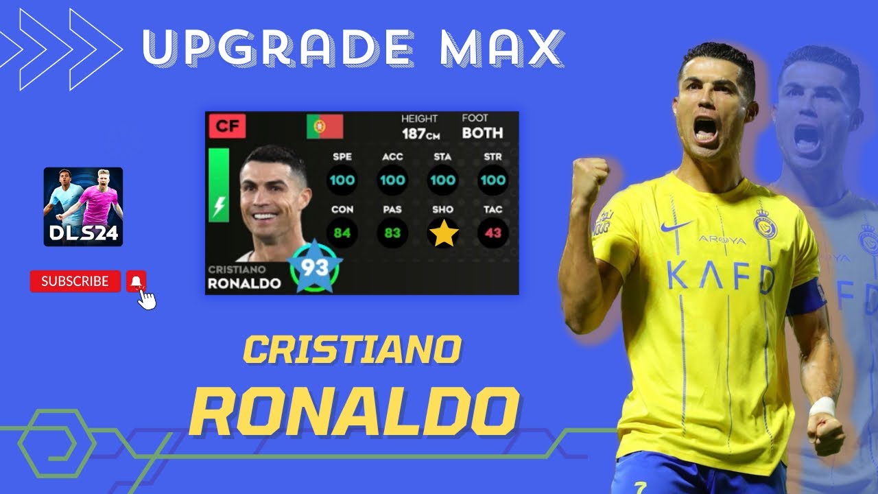 DLS 24 | Nâng cấp max Cristiano Ronaldo | Upgrade max Cristiano Ronaldo ...