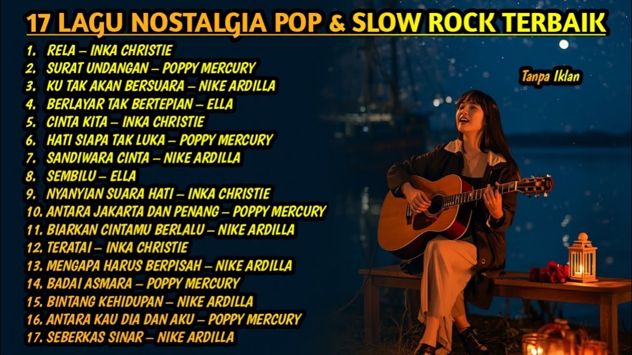 17 Lagu nostalgia pop & Slow rock terbaik | Cover - YouTube