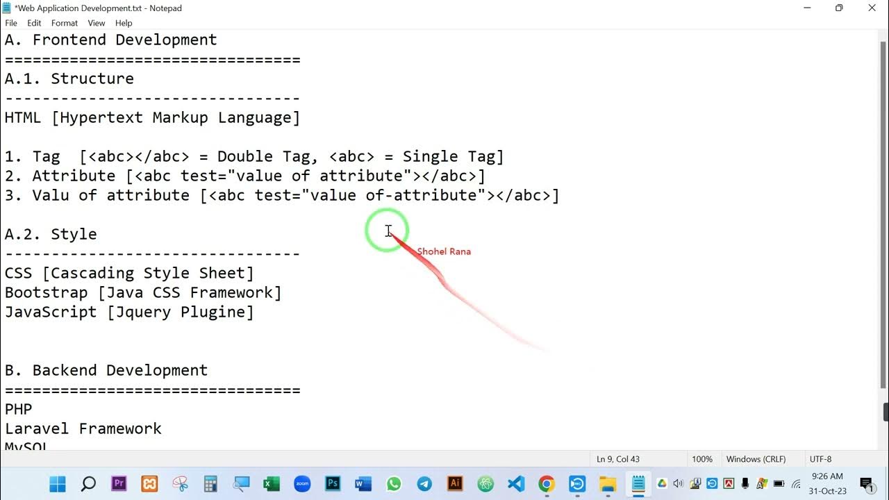 HTML Class 1 Part 1 - YouTube