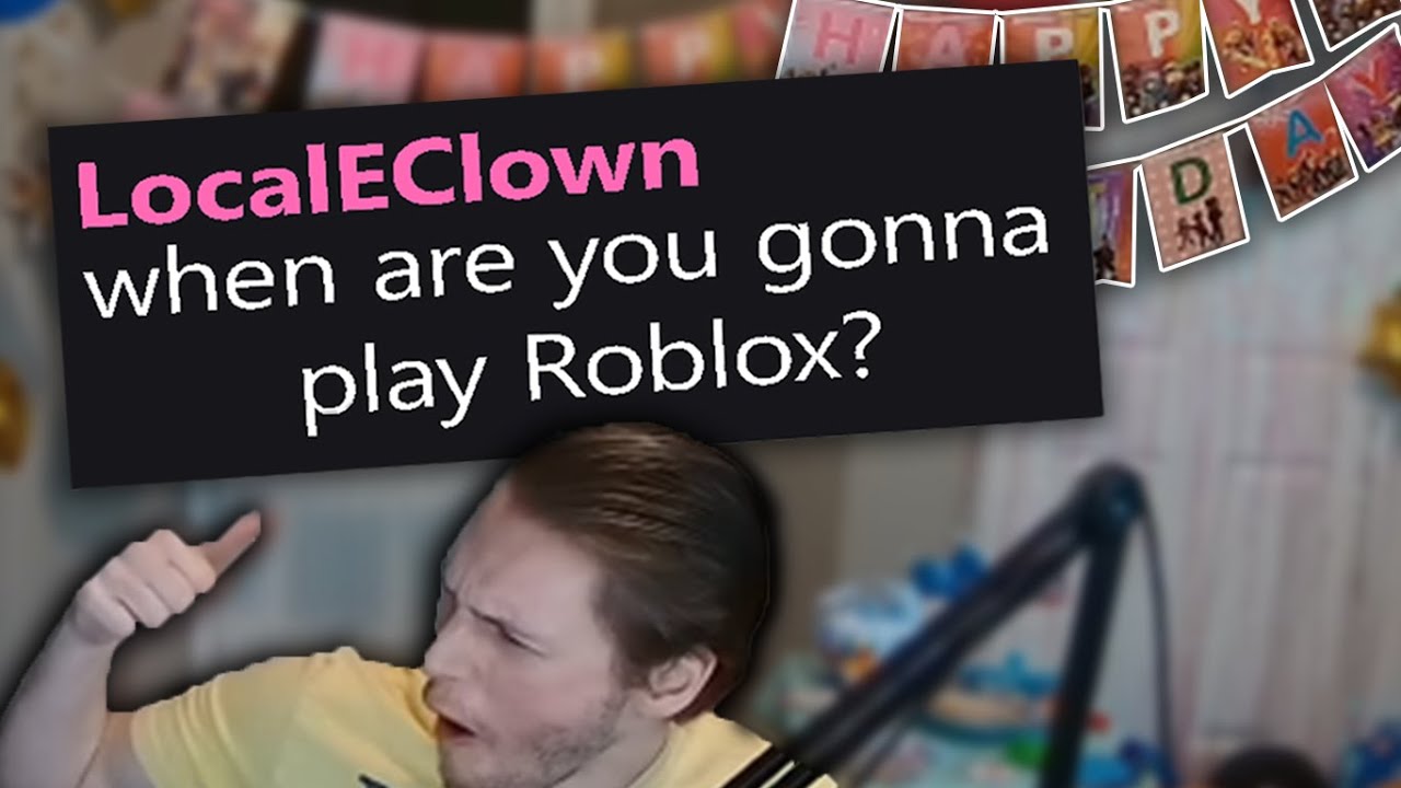 The Story about Jerma's Roblox Birthday Party - YouTube