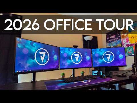 My 2026 Office Tour! (YouTube/Twitch Content Studio)