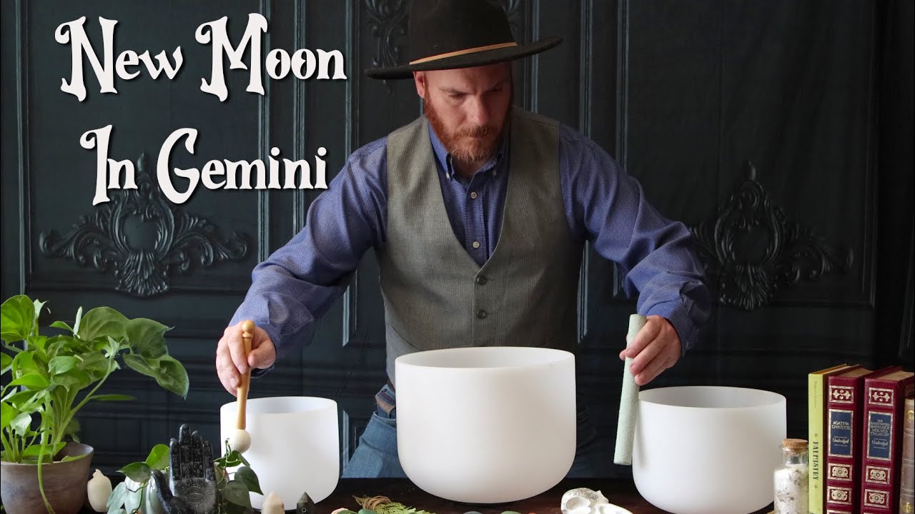 New Moon In Gemini | Sound Bowl Ritual - YouTube