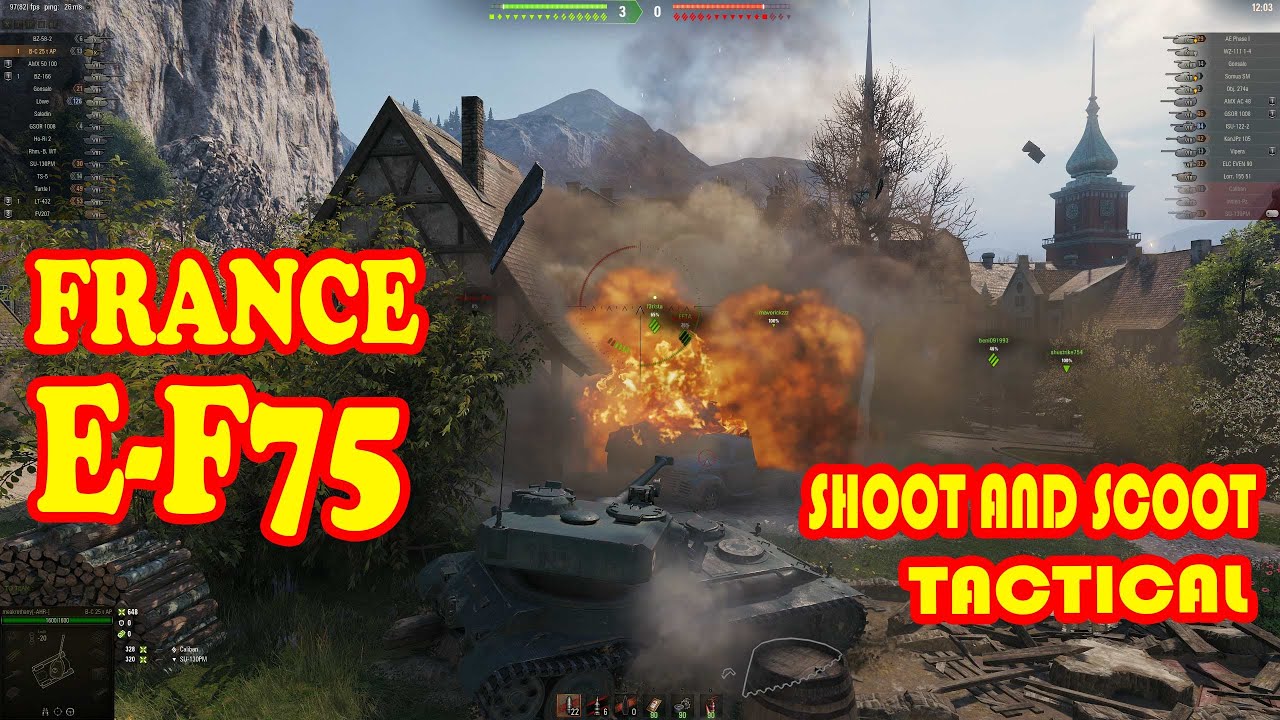 WOT france F87 Batignolles Chatillon 12t 36 fishing bay Shoot and scoot ...