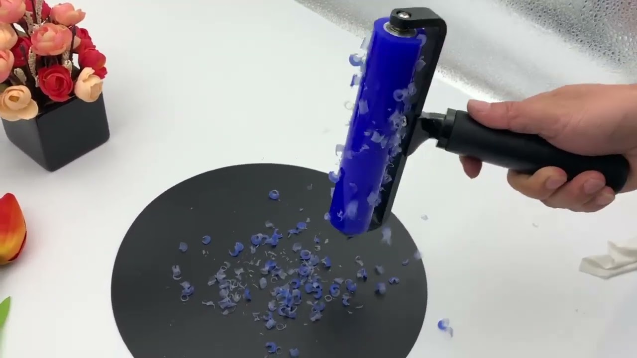 Sticky Silicone Dust Remover Roller for LCD Polarizer PCB Dust Removal ...