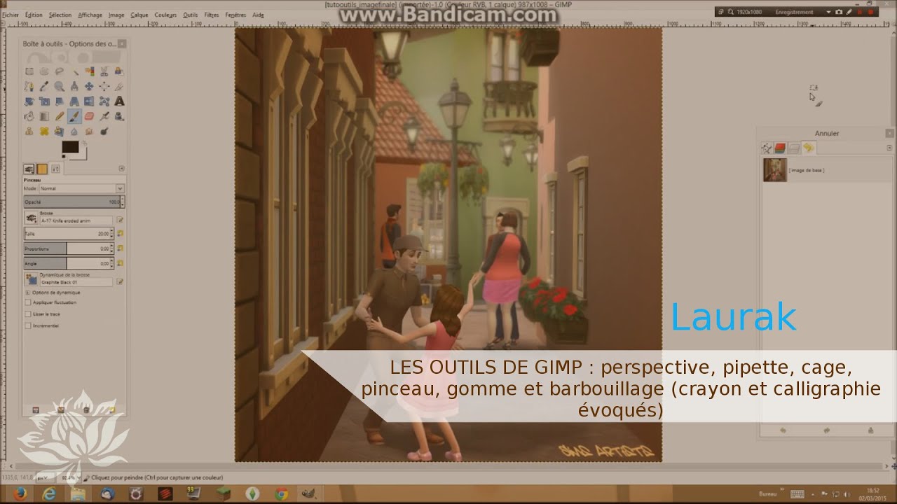 [Tutoriel] The Gimp : 7/8 - Les outils: Perspective Pipette cage ...