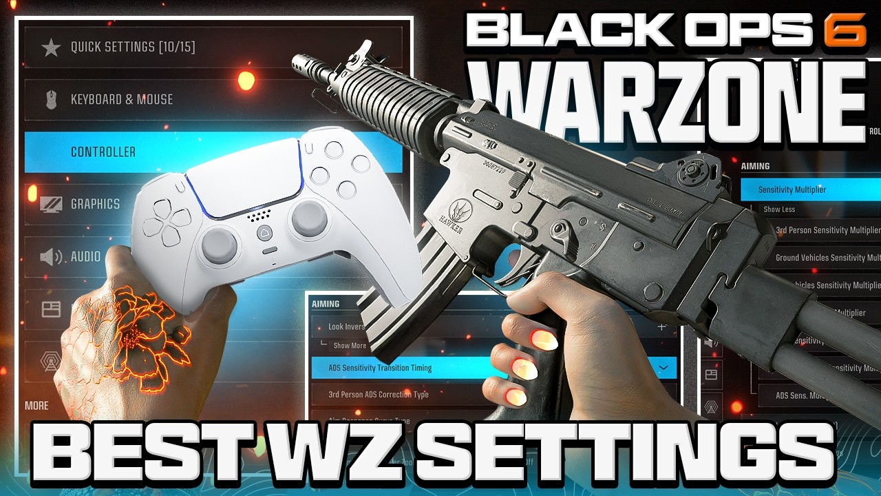 The ONLY BO6 Warzone Settings Guide You Need! (Pro Aim, Movement, High ...