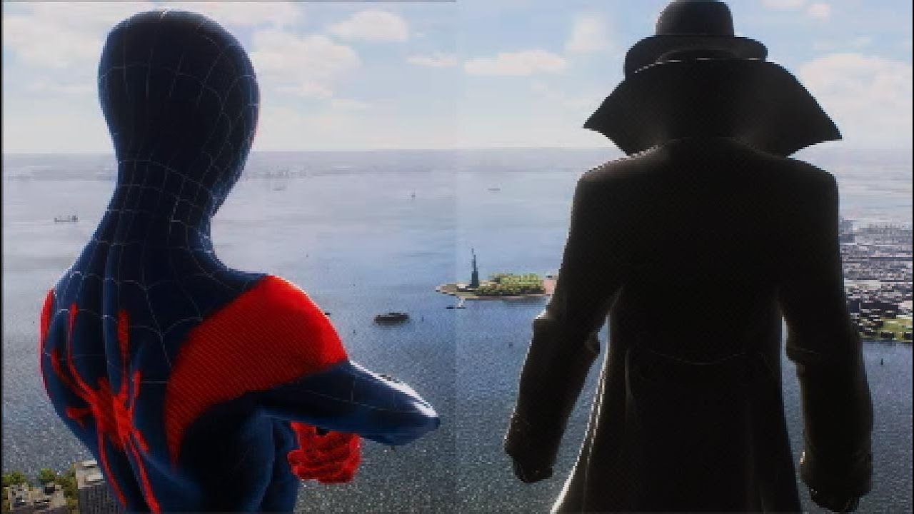 Spider-Man Noir ITSV Suit To Miles Morales' ITSV Suit Transition - YouTube