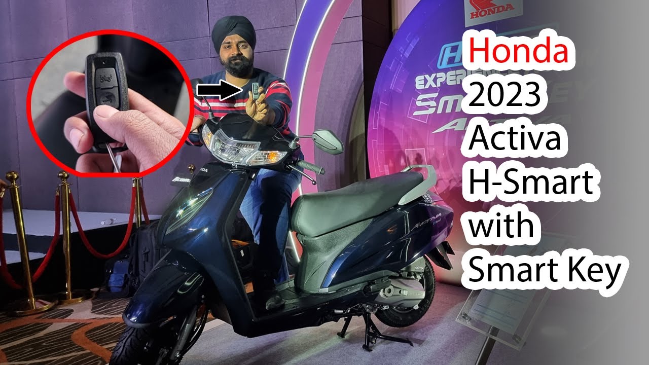 2023 Honda Activa H-Smart with Smart Key - YouTube