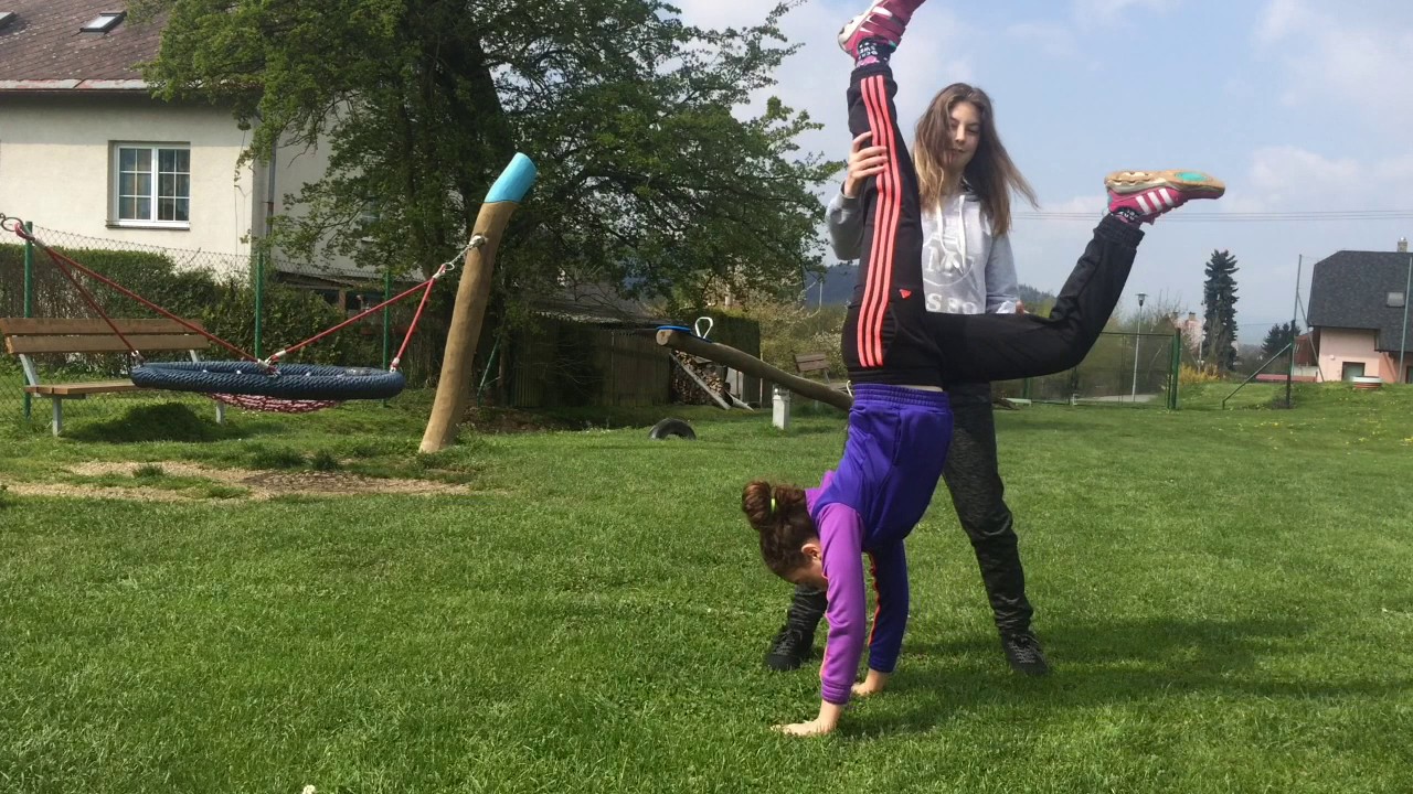 3 Gymnastické cviky/stojka, hvězda, rondat - YouTube