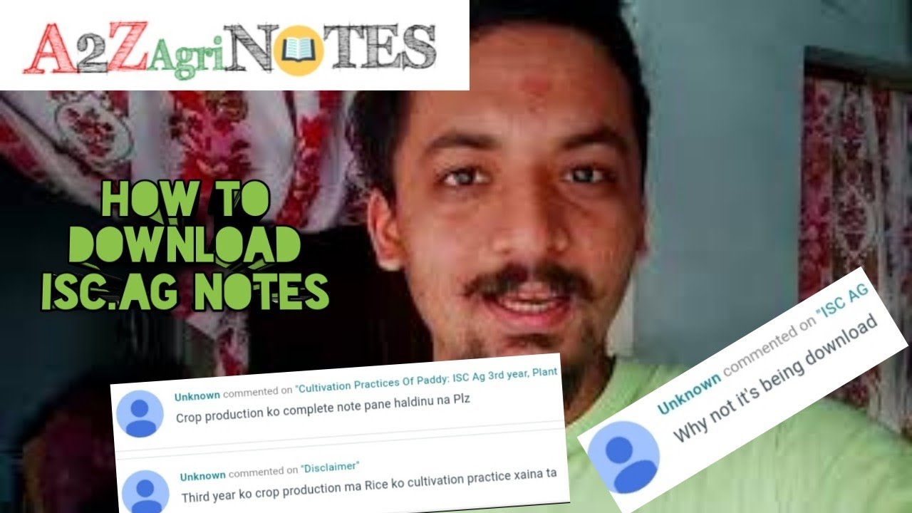 How To Download ISC.Ag Full Notes||Download PDF notes of Agriculture ...