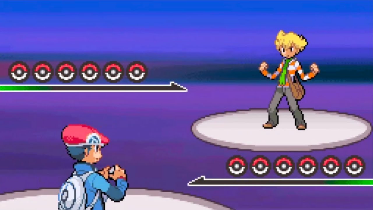 Pokemon Renegade Platinum - Third Battle vs. Rival Barry in Pastoria ...