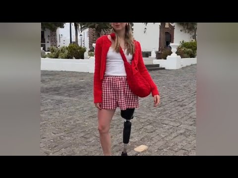 Beautiful amputee women challenge their disability with an artificial ...