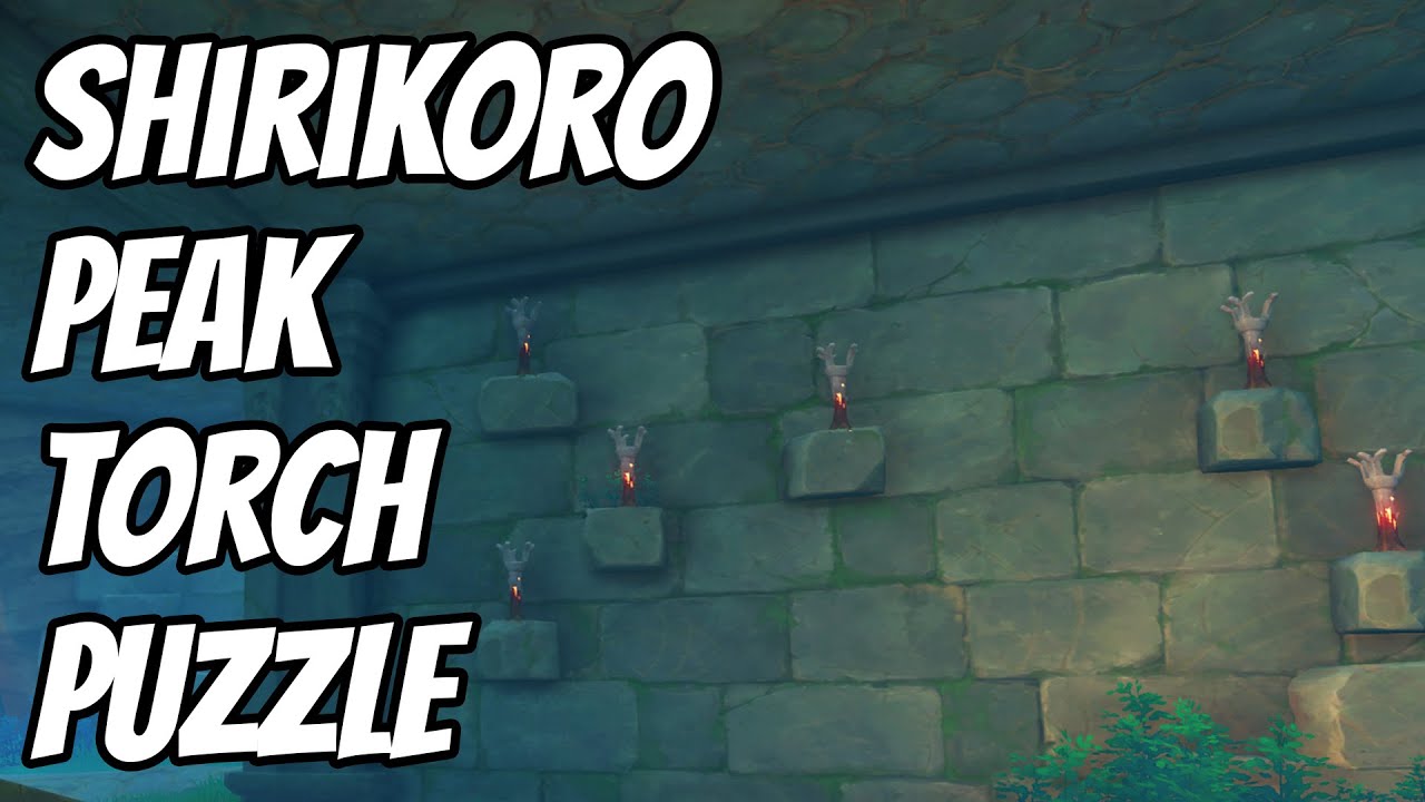 How to complete Shirikoro Peak Torch Puzzle | Genshin Impact - YouTube
