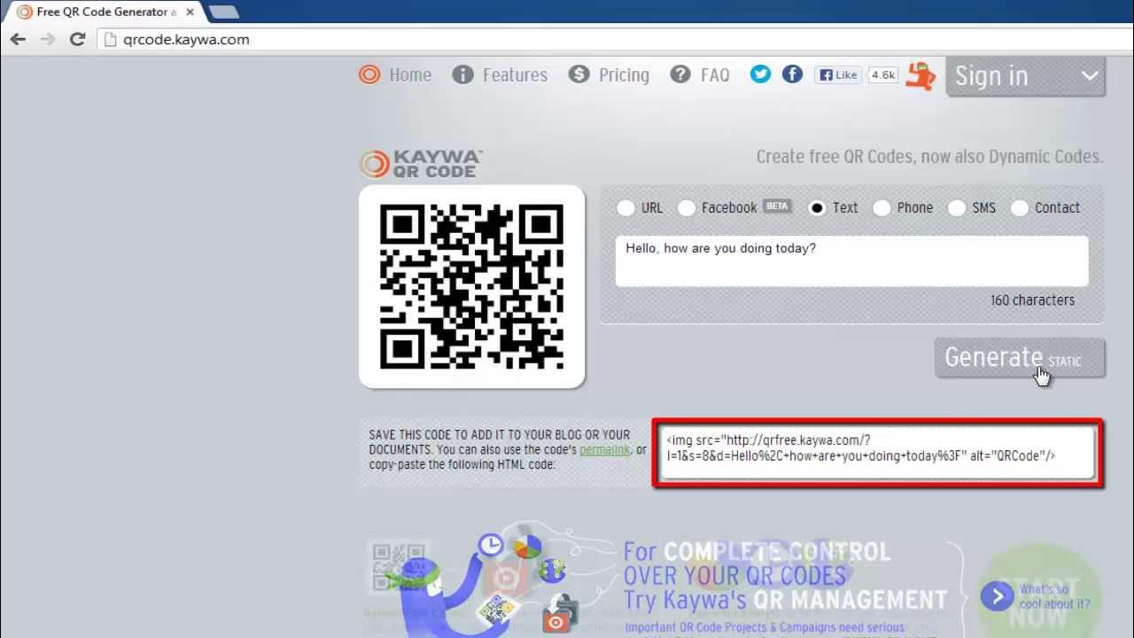 How to Code any Text Message with QR - YouTube