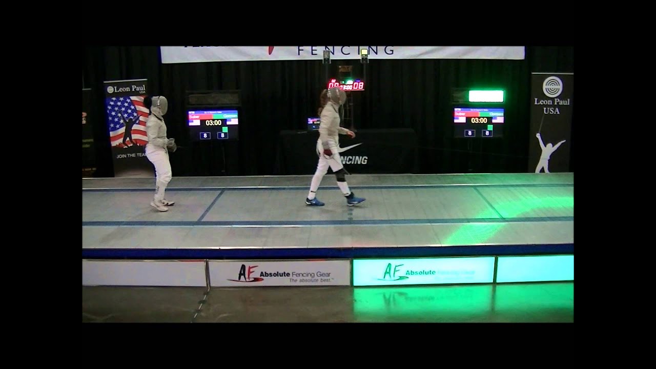 Division III Women's Saber Gold Medal Final - 2014 USA Fencing Naitonal ...