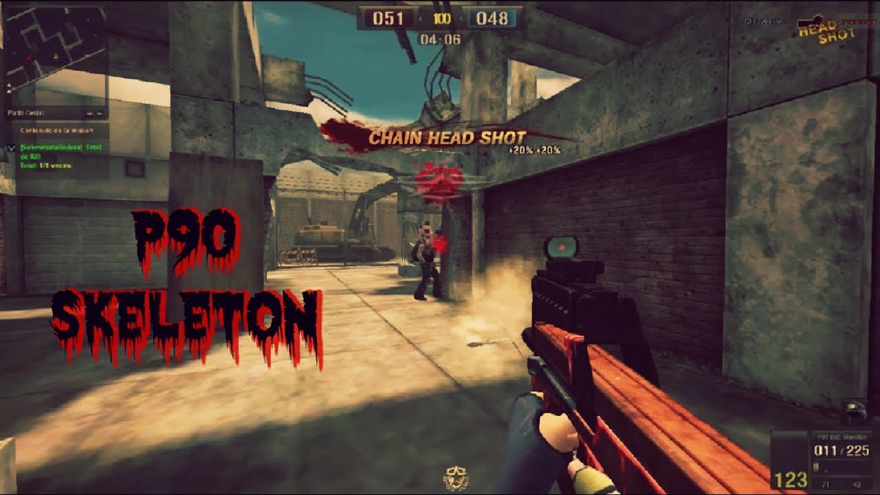 Point Blank | P90 Skeleton RedRock. HD SpektreM - YouTube