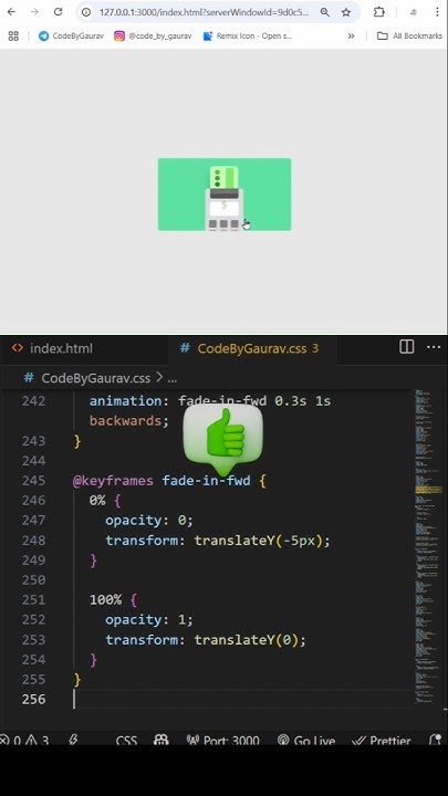 💸 Transaction Button Hover Animation using HTML & CSS #webdevelopment #coding #htmlcss #shorts ...