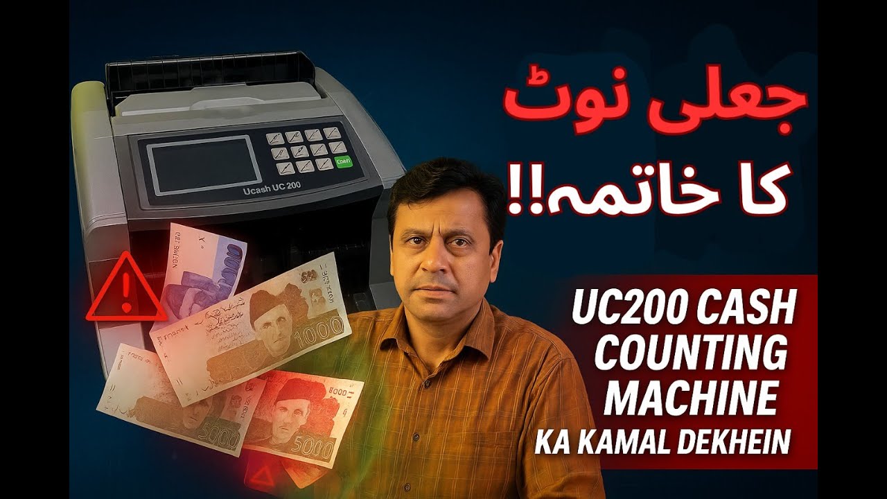 Jaali Note Ka Khatma! | UC 200 Cash Counting Machine Ka Kamal Dekhein ...