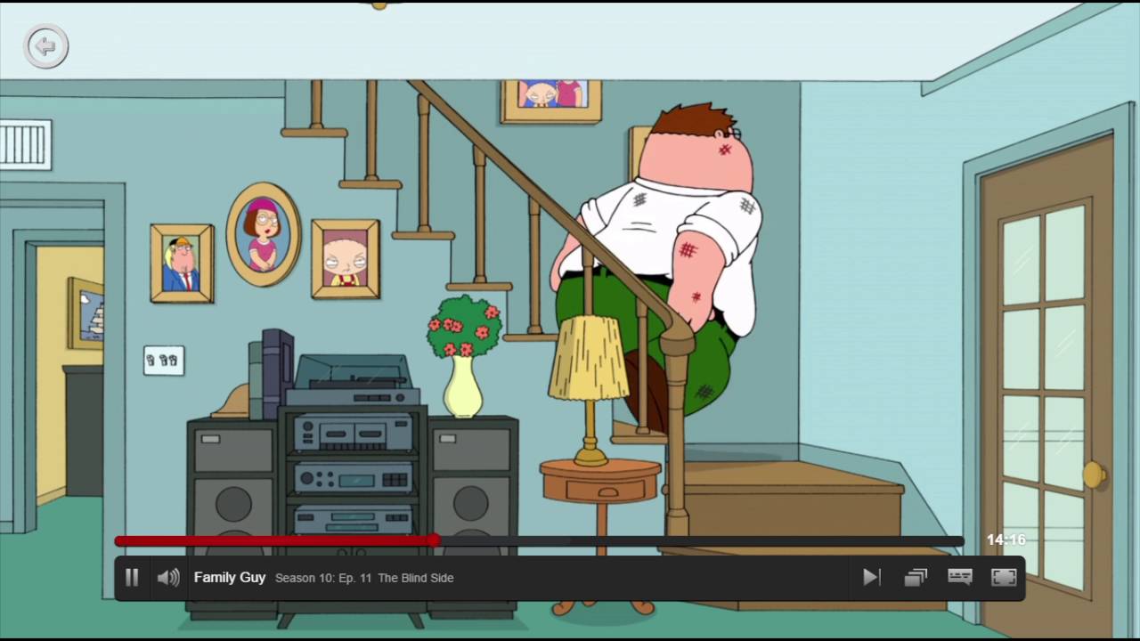 Peter Falling down the stairs part 3 uncensored - YouTube