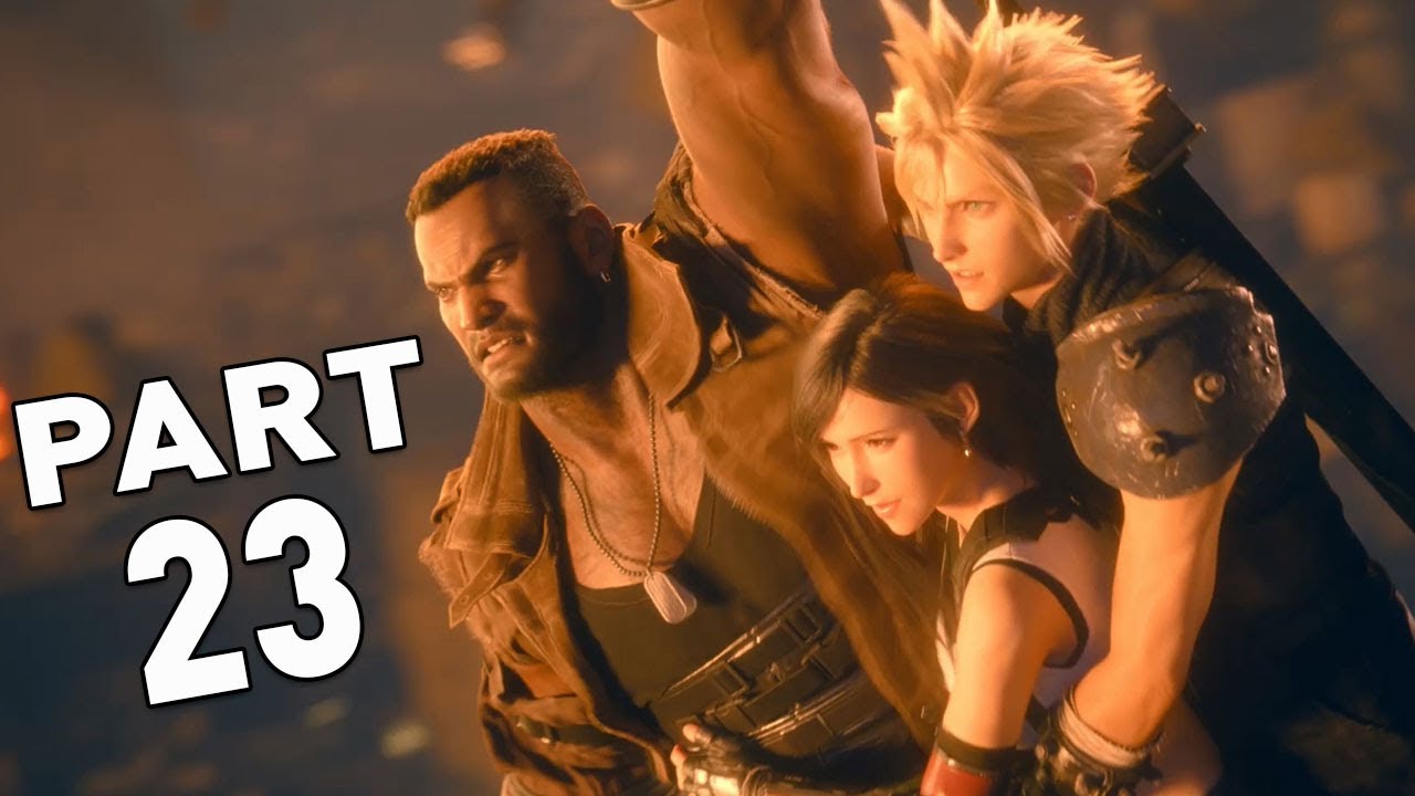 FINAL FANTASY 7 REMAKE Walkthrough Gameplay Part 23 - RENO AND RUDE ...