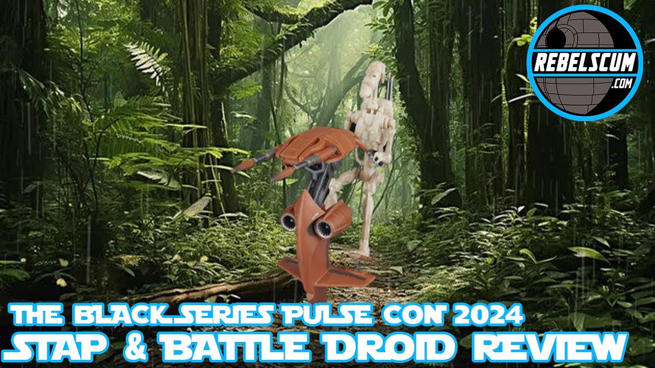 Star Wars The Black Series STAP & Battle Droid Hasbro Pulse Con 2024 ...