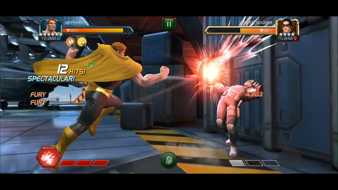 Rank 4 hyperion gameplay( mcoc) my fav champ. - YouTube