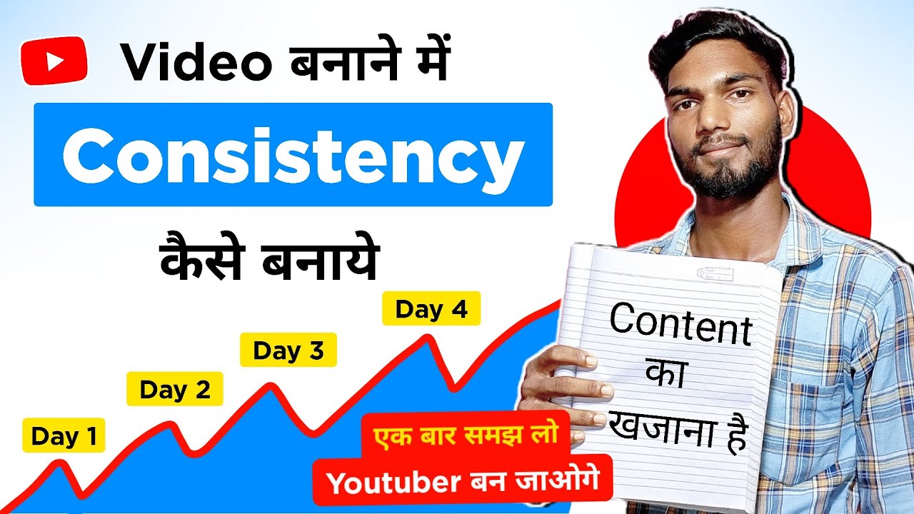 Youtube वीडियो बनाने में Consistency कैसे बनाए | Youtube पर Daily Video ...
