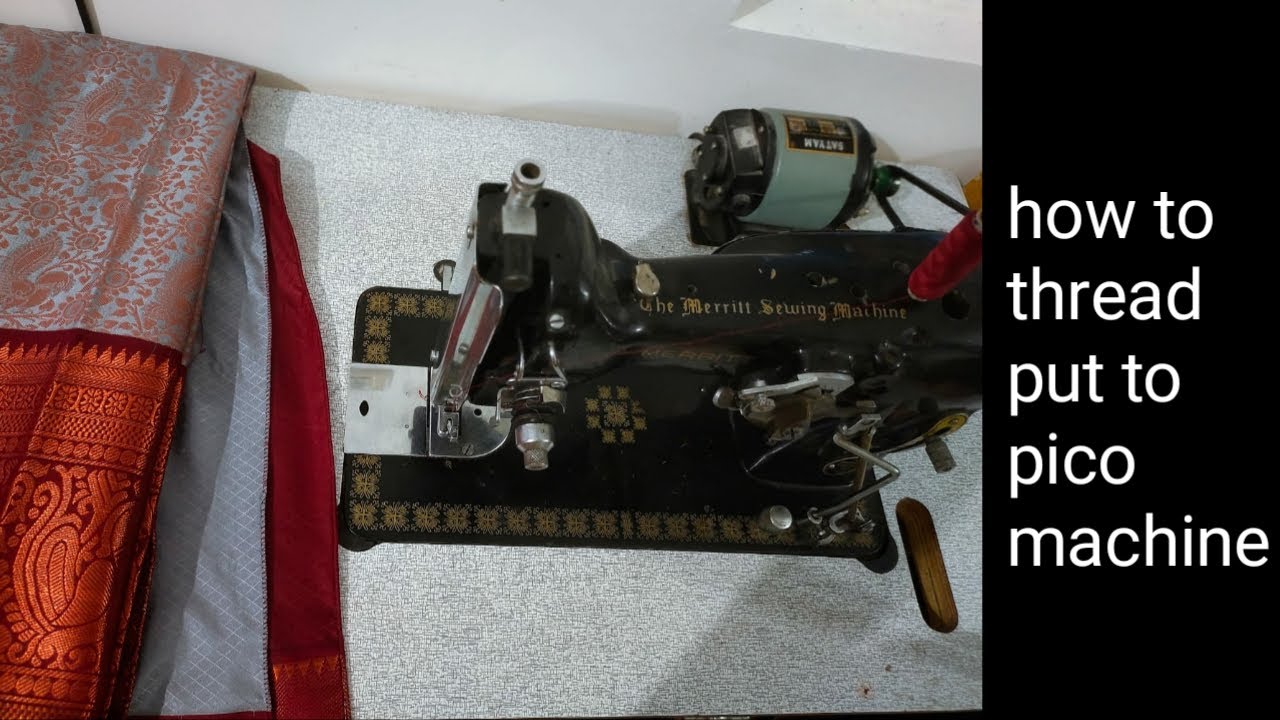 How to thread put in pico machine#sewing - YouTube