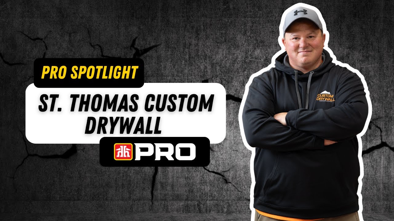 Meet the PRO: St. Thomas Custom Drywall - YouTube