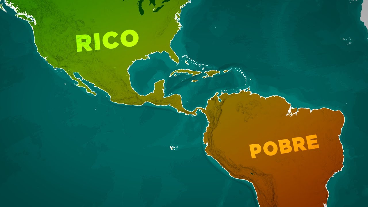 Por que a América do Norte é muito mais rica do que a do Sul? - YouTube