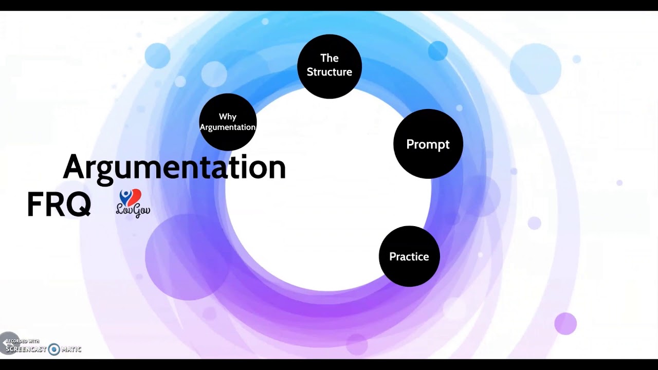 Argumentation FRQ - YouTube