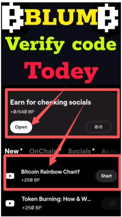 Blum Verification Code 11 October New | [ Token Burning : How & Why? ] Blum verify new code ...