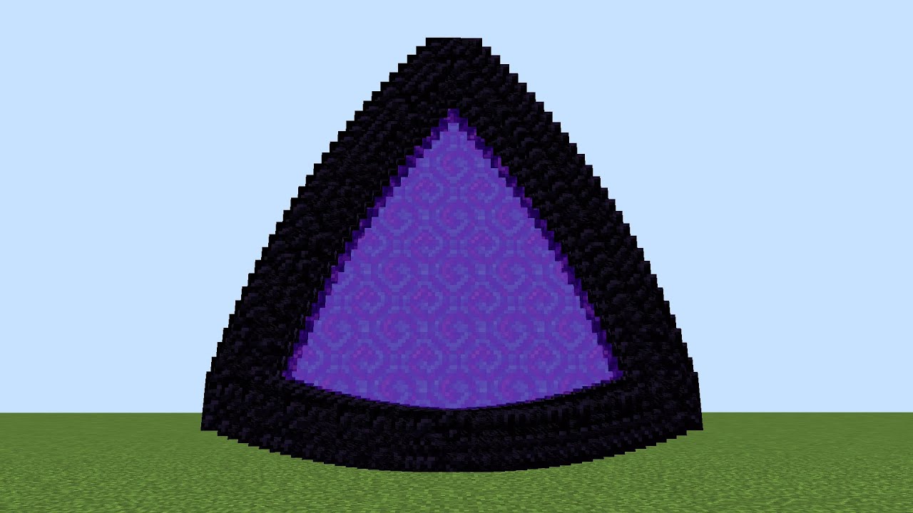 pyramid nether portal - YouTube