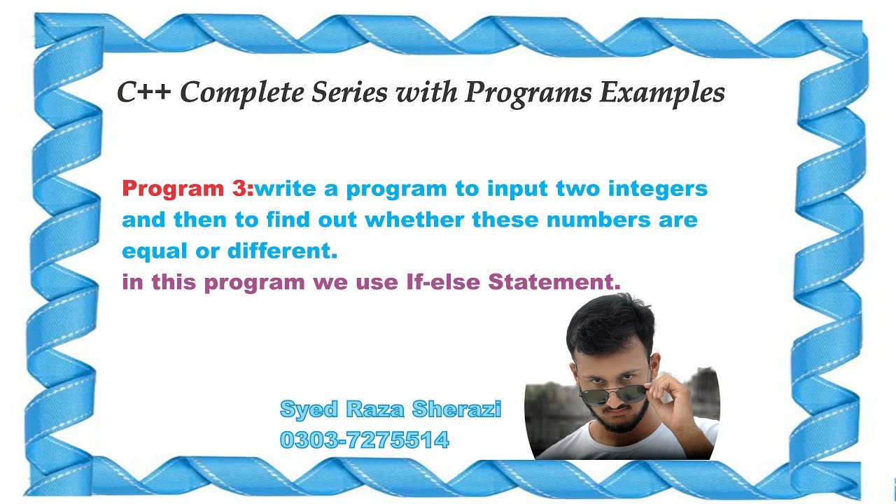 Lecture 3 Finding Equal Numbers Using If Else In C YouTube lecture-3-finding-equal-numbers-using-if-else-in-c-youtube