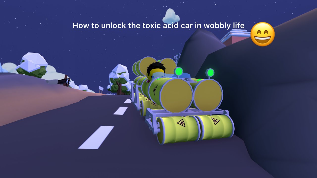 How to get the secret acid car in wobbly life!!! - YouTube