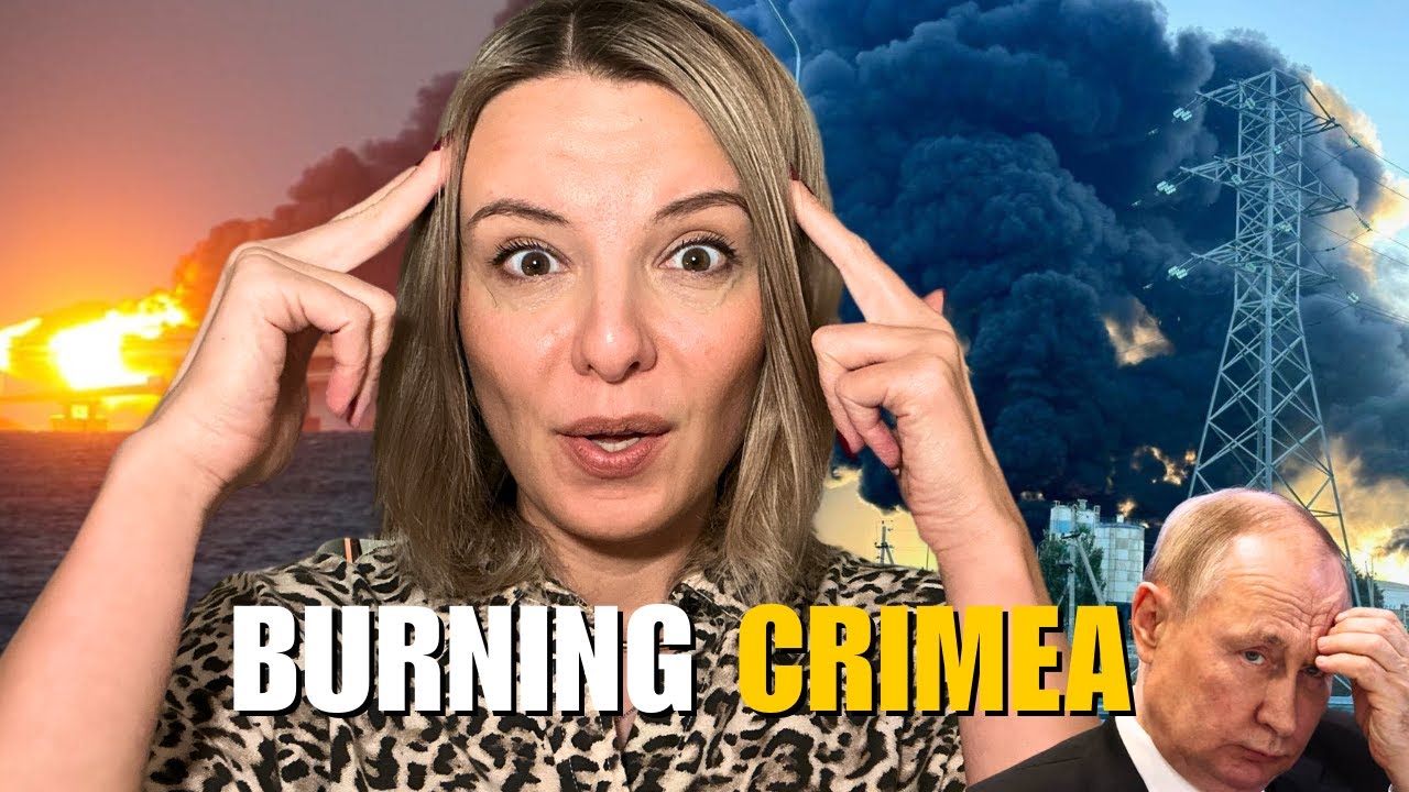 BURNING CRIMEA: FEODOSIA NON-STOP EXPLOSIONS, KERCH BRIDGE SOON? Vlog ...