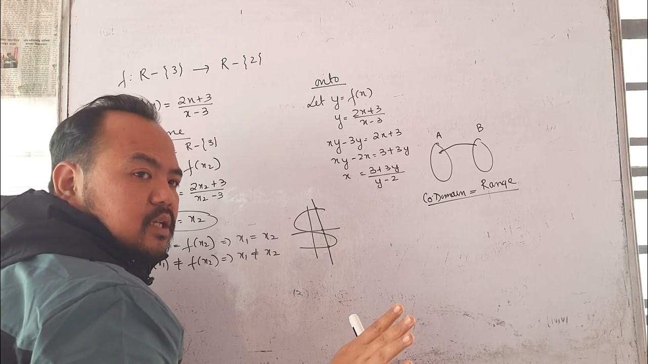 Relation function isc mathematics class 12 - YouTube