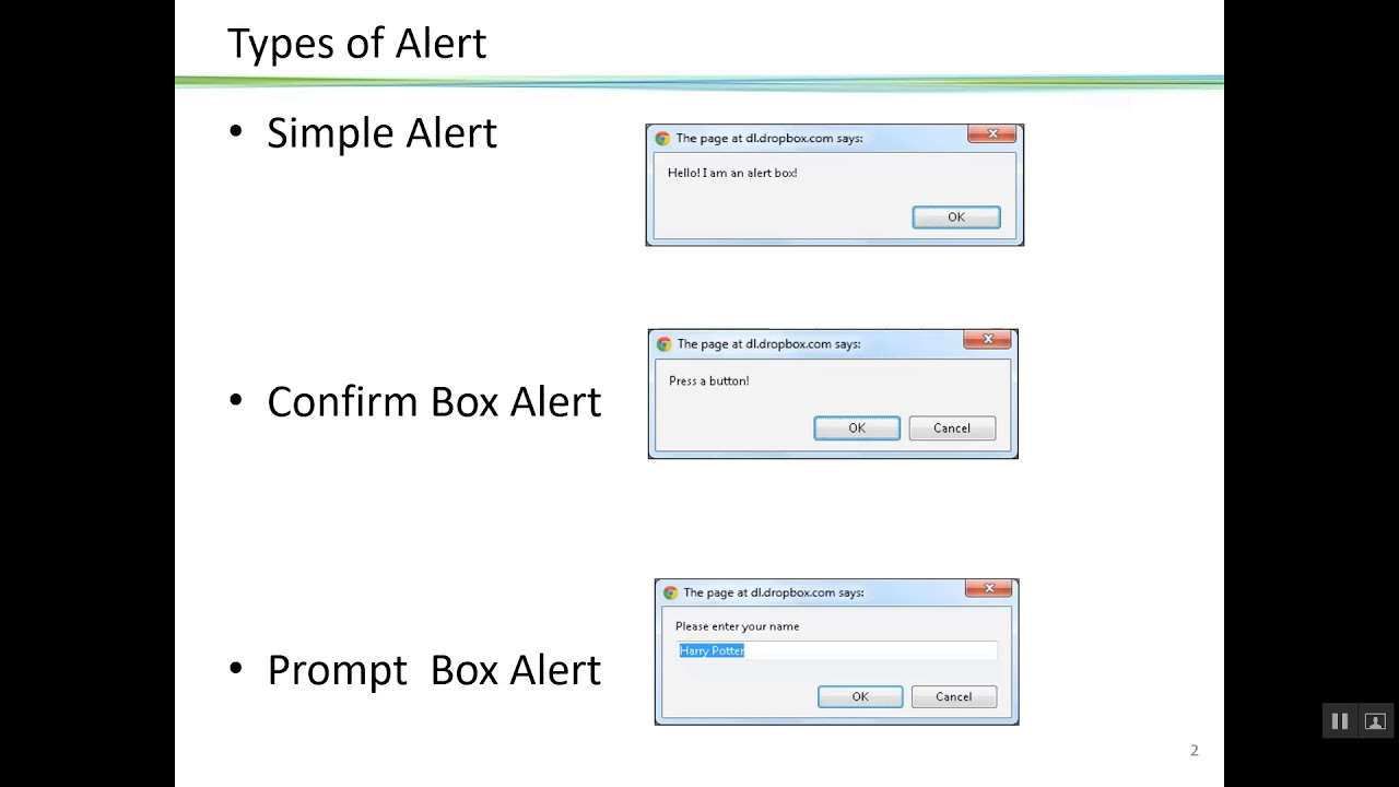 Alert Handling - YouTube