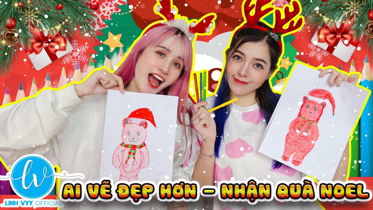 Thử Thách Ai Vẽ Đẹp Hơn Nhận Quà Giáng Sinh - Merry Christmas 2021 I ...