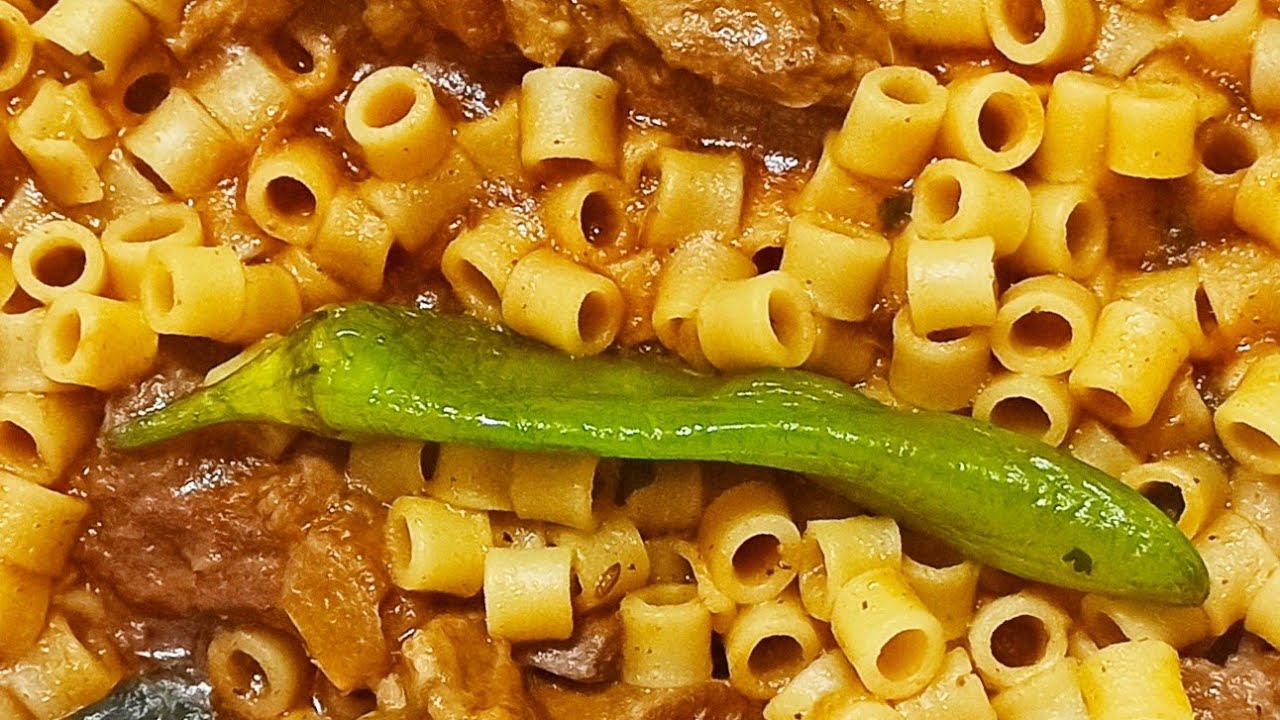 macrona recipe|simple mutton macrona|easy arabic famous dish| - YouTube